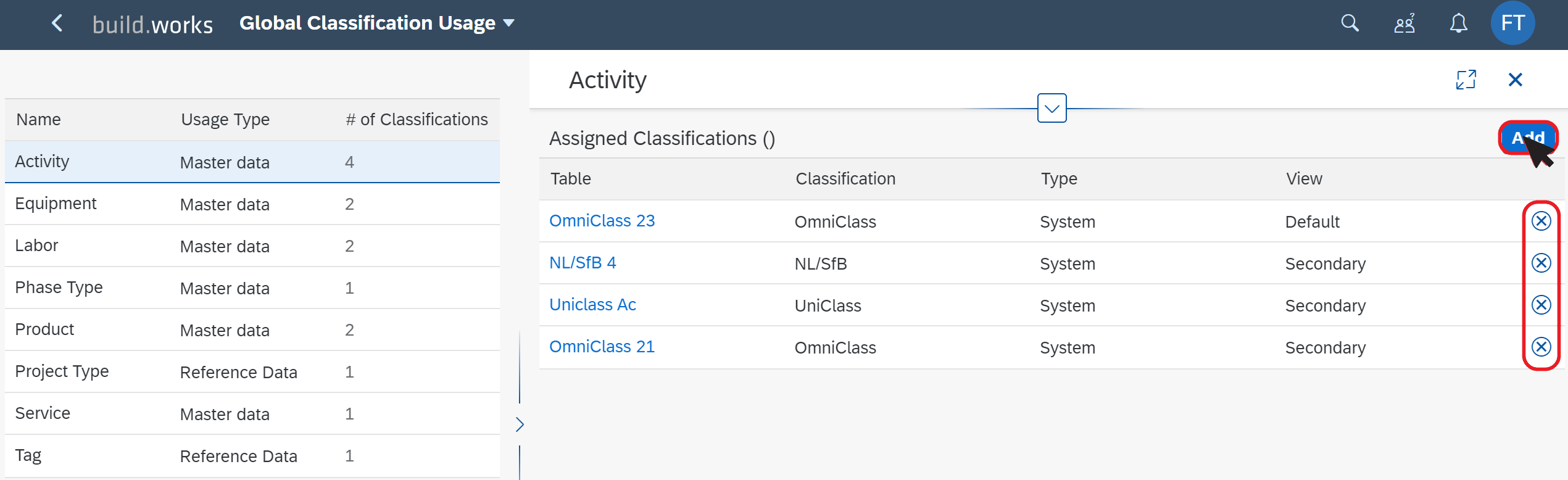 Global Classification Usage app – Support Center
